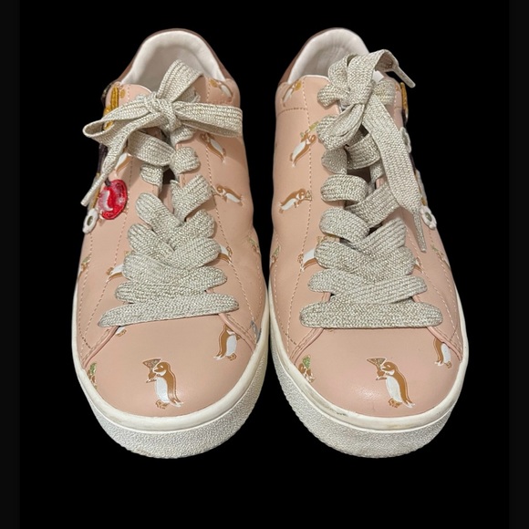 Coach | Shoes | Coach C1 Cherry Leather Sneakers | Poshmark